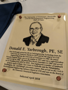 Ross Bryan Associates | Yarbrough Inducted Into Engineering Hall of Fame